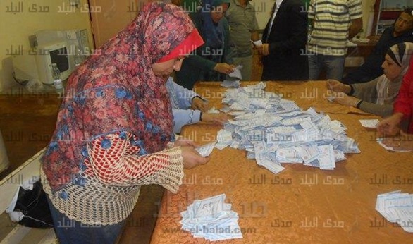 النتيجة شبه النهائية للمنوفية: السيسى 1400383 صوتا وصباحي 19806