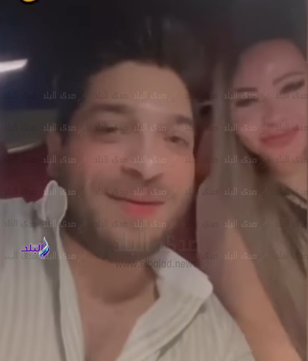 أول ظهور لقطات رومانسية تجمع بين أسما إبراهيم وخطيبها بعد إعلان ارتباطهما